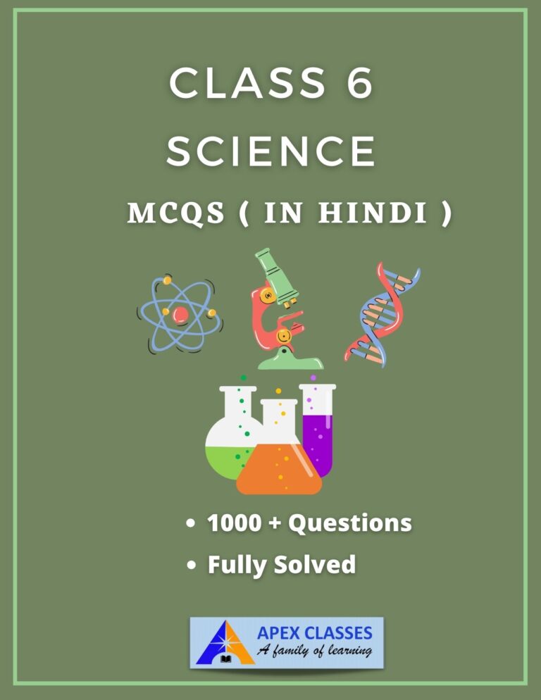 Class 6 Science MCQs in Hindi PDF – APEX CLASSES